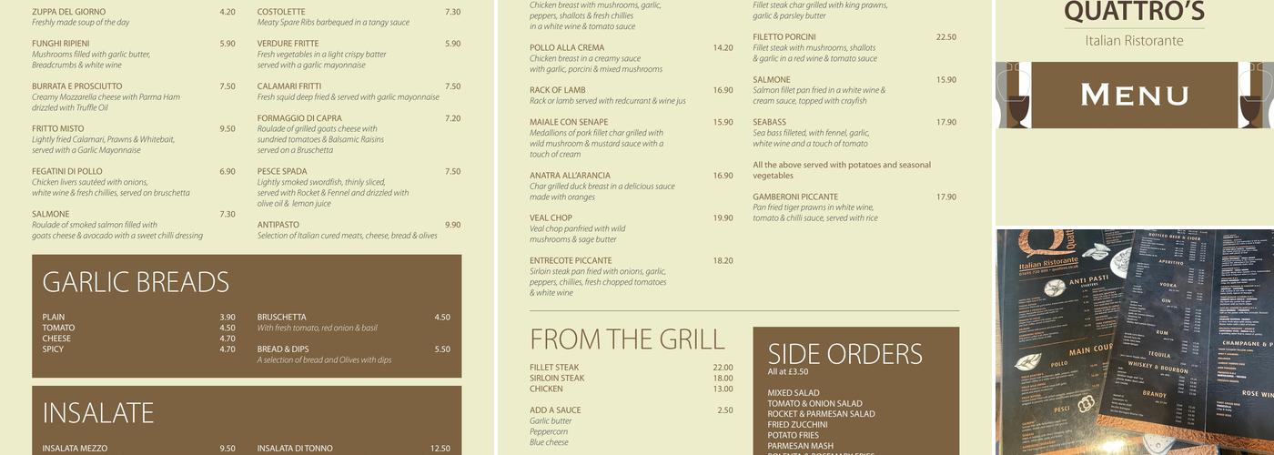 Quattro's Ormskirk, Lancashire L39 0HF - Menu, Reviews (171), Photos ...
