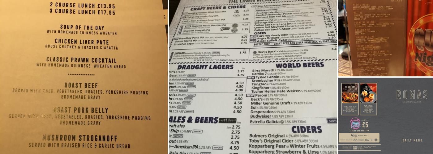 Romas Newtownards, Northern Ireland BT23 4LH - Menu, Reviews (187 ...