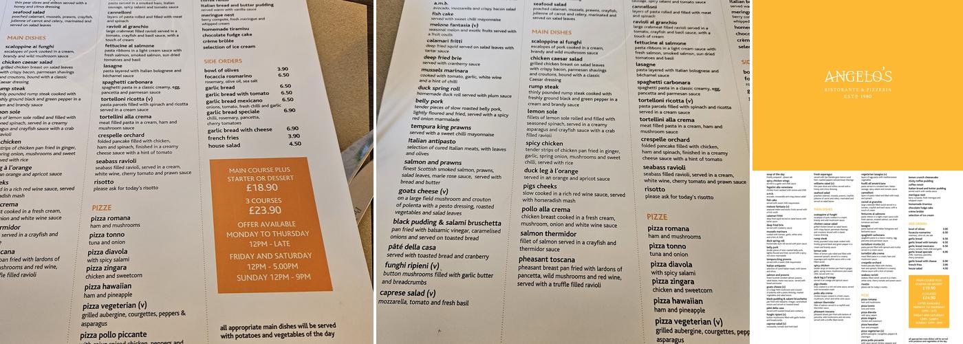 Angelo's Preston, Lancashire PR1 3BN - Menu, Reviews (205), Photos (41 ...