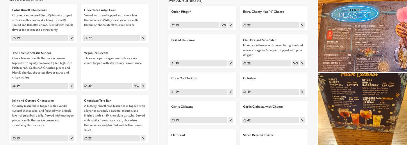Corner House Burton-on-Trent, Staffordshire DE14 2WF - Menu, Reviews ...