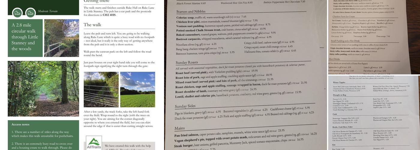 RAKE HALL Little Stanney, Cheshire CH2 4HS - Menu, Reviews (354 ...