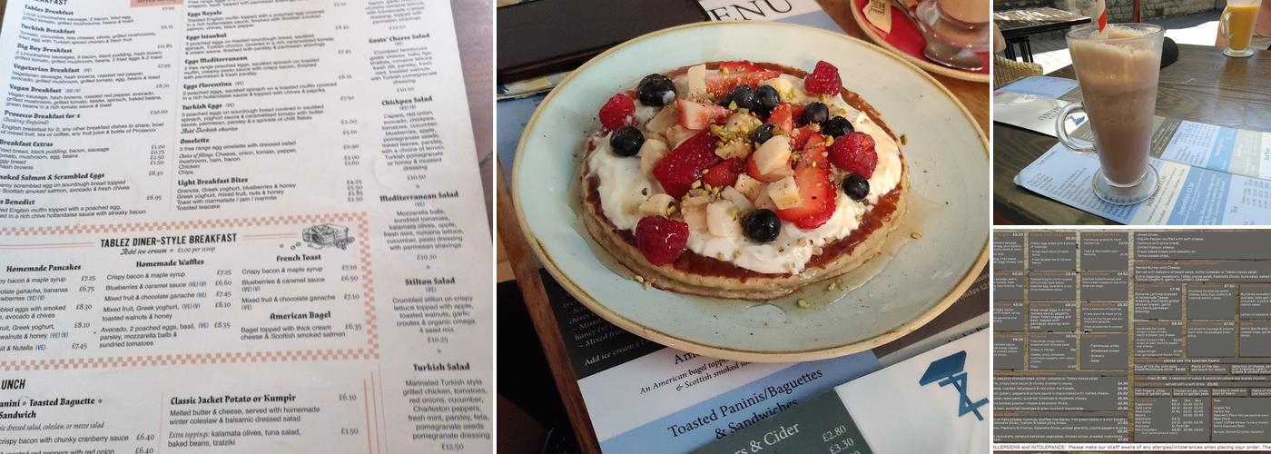 Tablez Cafe Bistro Sleaford, Lincolnshire NG34 7RZ - Menu, Reviews (219 ...