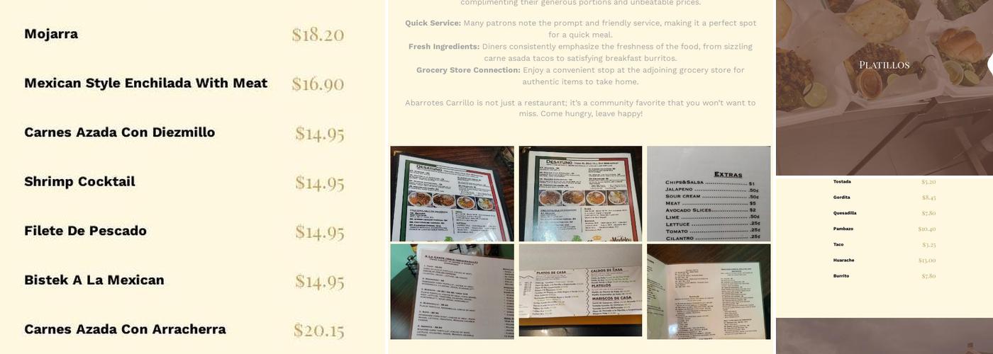 Abarrotes Carrillo, Davenport - Menu, Reviews (241), Photos (36 ...