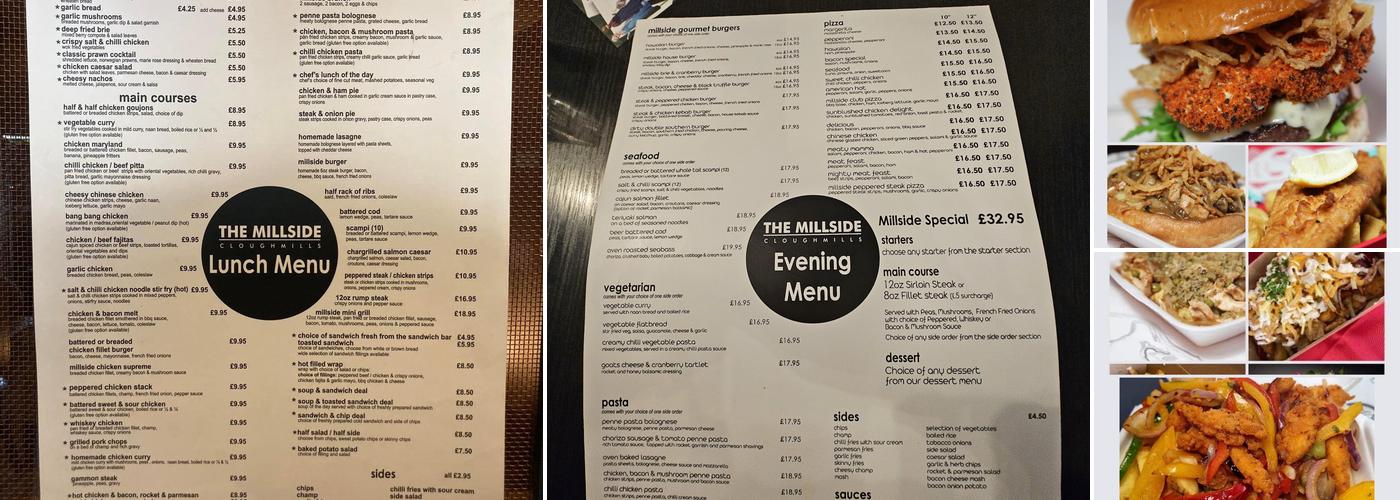 MILLSIDE RESTAURANT Ballymena, Northern Ireland BT44 9LJ - Menu ...