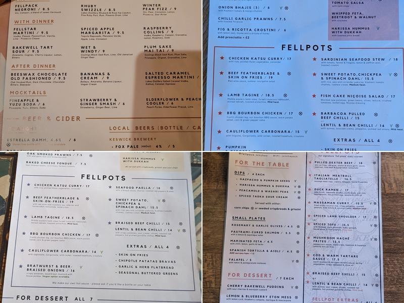 Fellpack Keswick, Cumbria CA12 5DQ - Menu, Reviews (316), Photos (35 ...