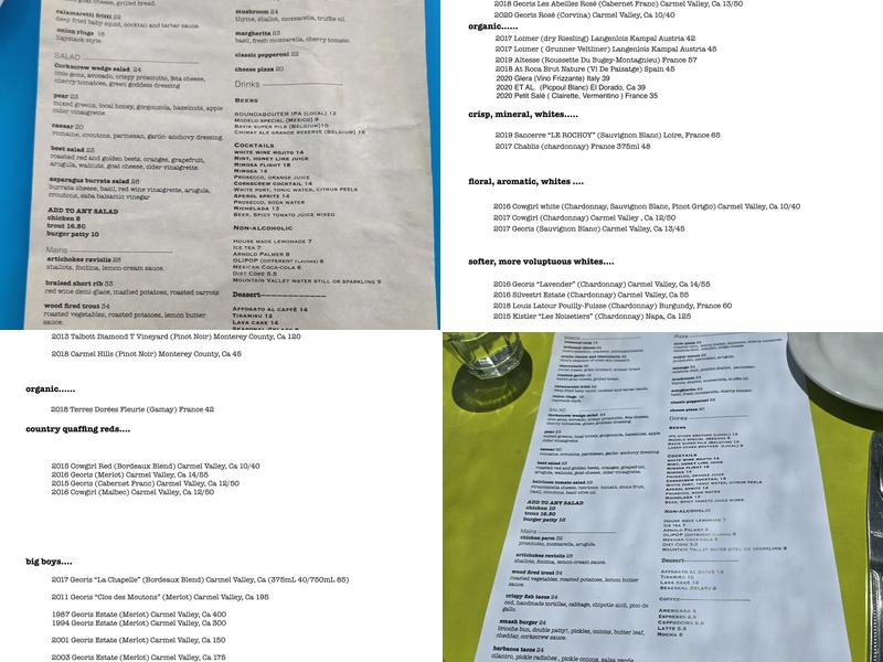 Corkscrew Cafe, Carmel Valley - Menu, Reviews (423), Photos (83 ...