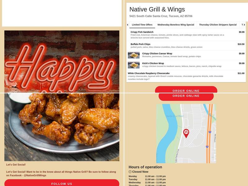 Native Grill & Wings, Tucson - Menu, Reviews (448), Photos (88 ...