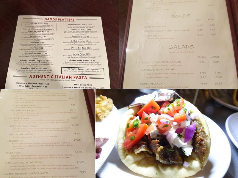 Samos Restaurant, Baltimore - Menu, Reviews (432), Photos (38 ...