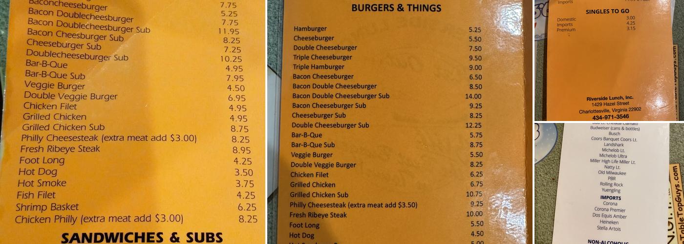 Riverside Lunch, Charlottesville - Menu, Reviews (383), Photos (70 ...