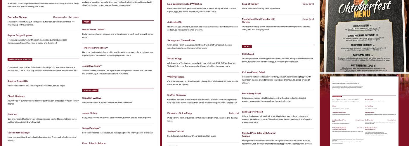 Pickwick Restaurant & Pub, Duluth - Menu, Reviews (551), Photos (112 ...