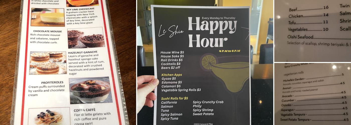 Le Shio, Wilmington - Menu, Reviews (279), Photos (41) - Restaurantji