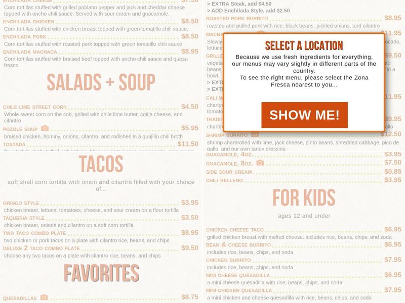 Zona Fresca, Fort Lauderdale - Menu, Reviews (416), Photos (89 ...