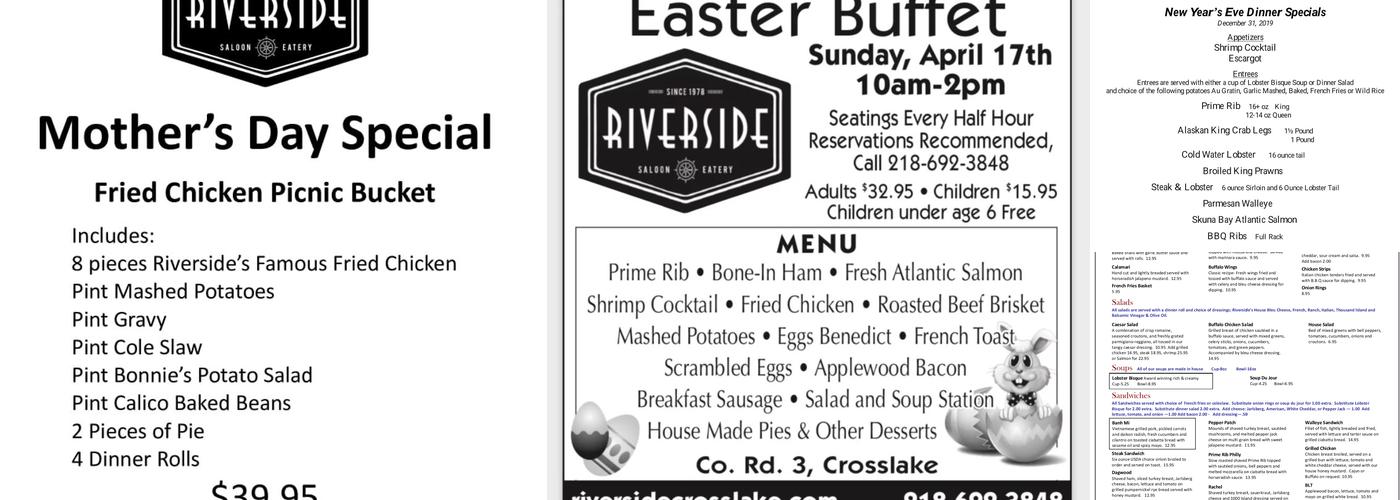 Riverside Inn, Crosslake - Menu, Reviews (154), Photos (49) - Restaurantji