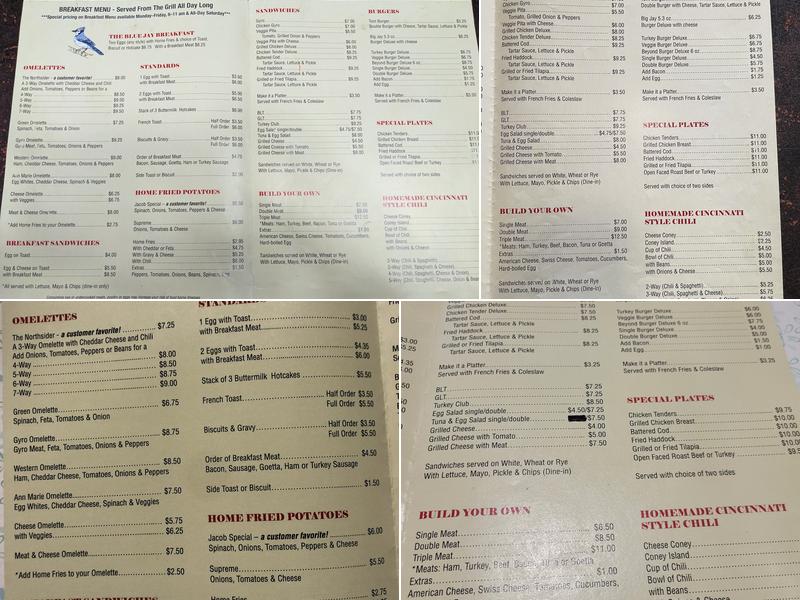 Blue Jay Restaurant, Cincinnati - Menu, Reviews (233), Photos (55 ...