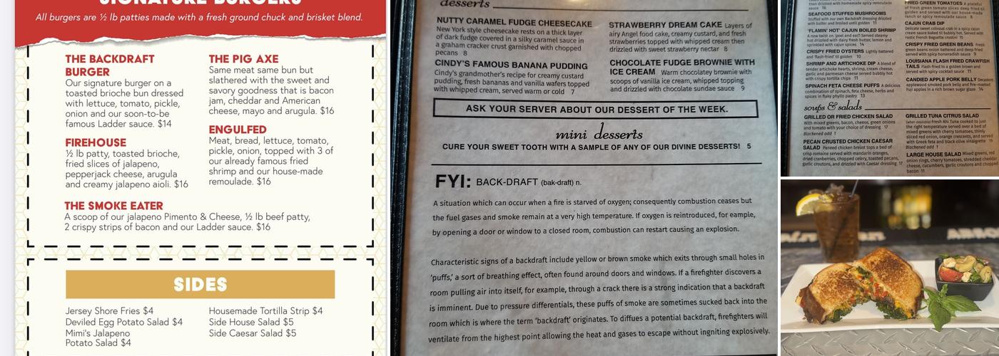 Backdraft Restaurant & Bar, Cleveland - Menu, Reviews (183), Photos (47 ...