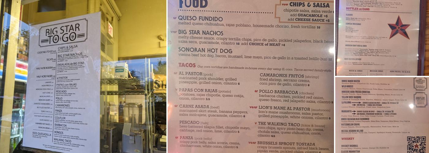 Big Star, Chicago - Menu, Reviews (482), Photos (122) - Restaurantji