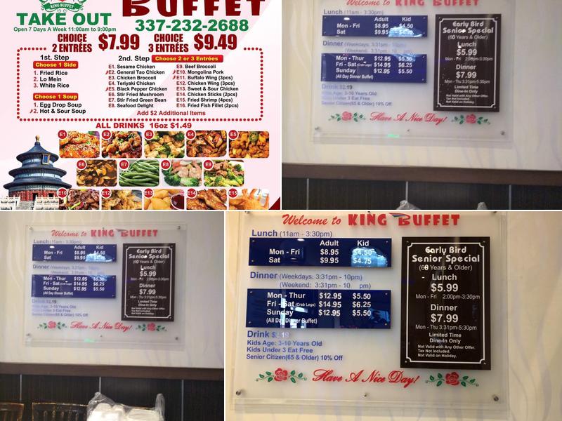 King Buffet, Lafayette - Menu, Reviews (308), Photos (39) - Restaurantji