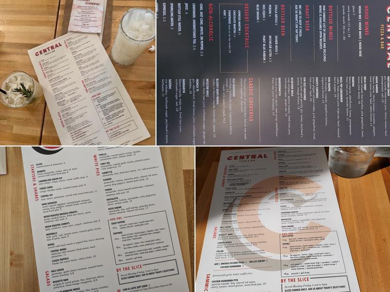 CENTRAL Pizza & Bar, Lafayette - Menu, Reviews (395), Photos (76 ...