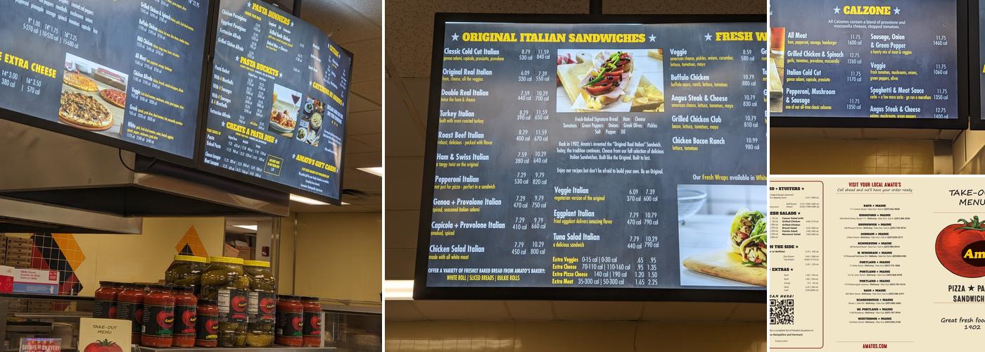 Amato's, Brunswick - Menu, Reviews (251), Photos (25) - Restaurantji