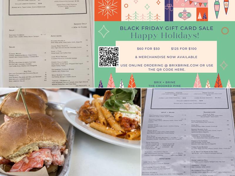 Brix + Brine, Ogunquit - Menu, Reviews (254), Photos (85) - Restaurantji