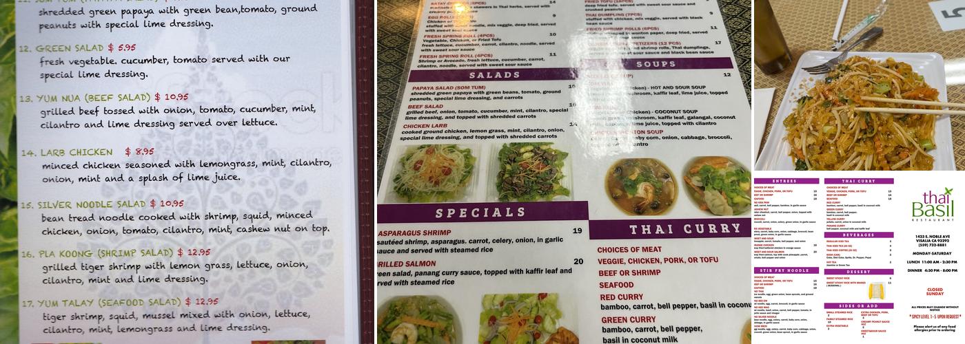 Thai Basil Restaurant, Visalia - Menu, Reviews (313), Photos (37 ...