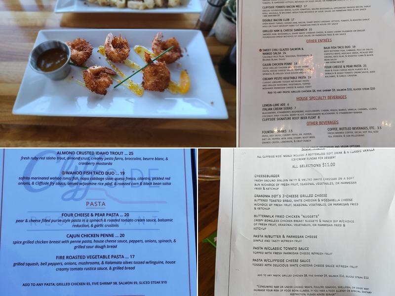 Cliffside Restaurant, St. George - Menu, Reviews (735), Photos (74 ...