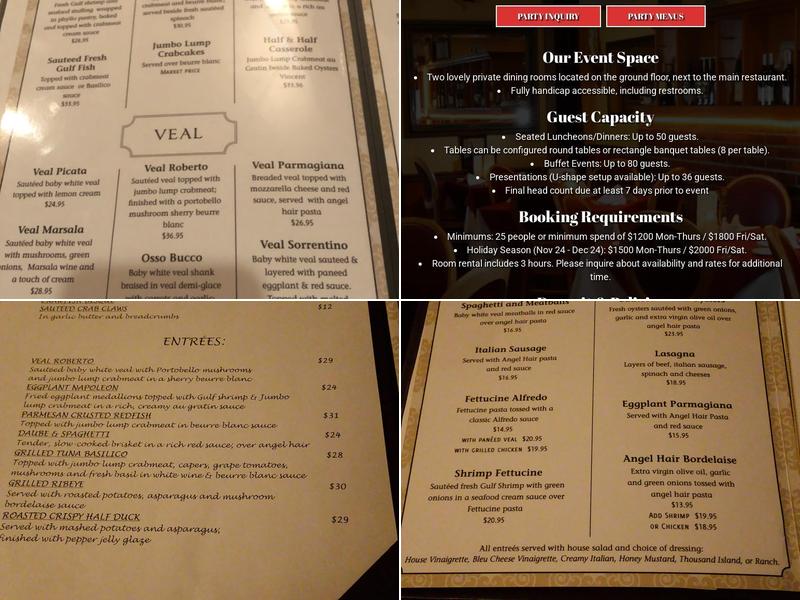 Vincent's, Metairie - Menu, Reviews (397), Photos (69) - Restaurantji
