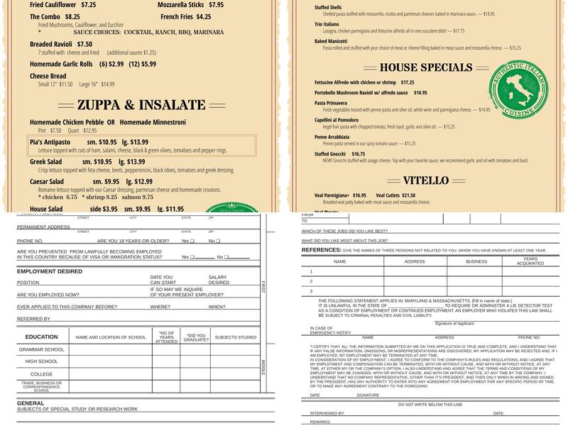 Pia's Ristorante Italiano, Taylor - Menu, Reviews (444), Photos (97 ...