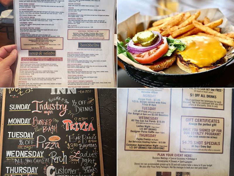 Shores Inn Food & Spirits, St. Clair Shores - Menu, Reviews (374 ...