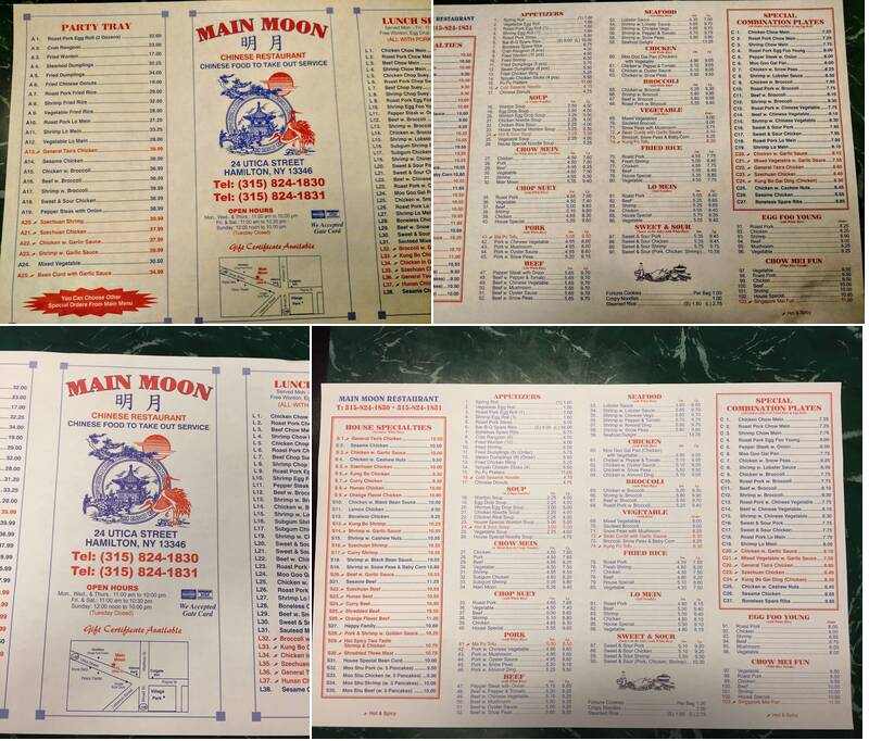 Main Moon, Hamilton - Menu, Reviews (82), Photos (23) - Restaurantji