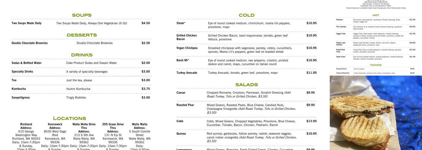 Graze a drive thru, Walla Walla - Menu, Reviews (131), Photos (27 ...