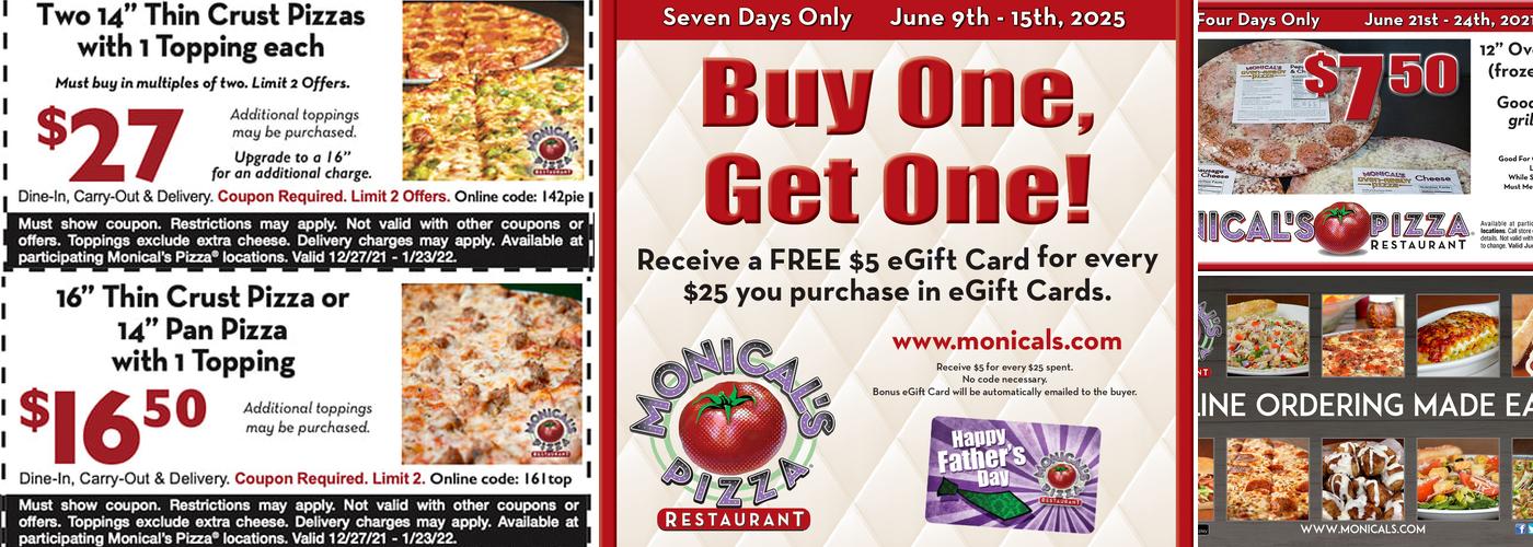 Monical's Pizza, Danville - Menu, Reviews (187), Photos (88) - Restaurantji