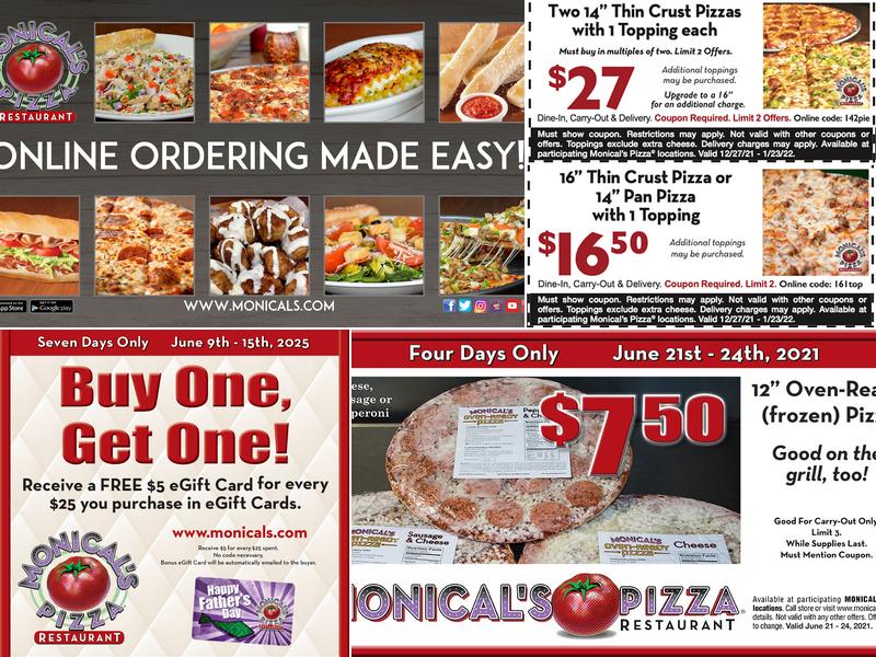 Monical's Pizza, Danville - Menu, Reviews (185), Photos (89) - Restaurantji