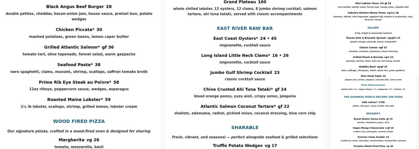 Industry Kitchen, New York - Menu, Reviews (1077), Photos (139 ...