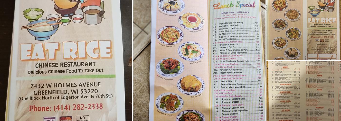 Eat Rice, Greenfield - Menu, Reviews (151), Photos (24) - Restaurantji