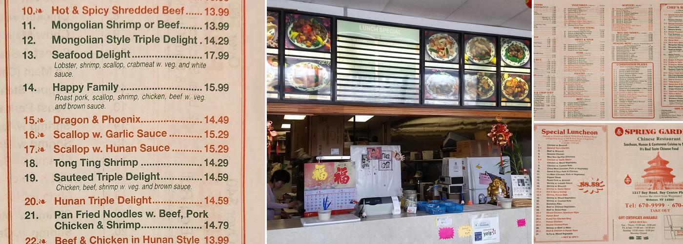 Spring Garden, Webster - Menu, Reviews (160), Photos (31) - Restaurantji