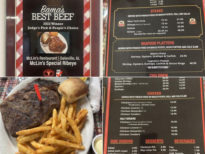 McLin's Restaurant, Daleville - Menu, Reviews (323), Photos (54 ...