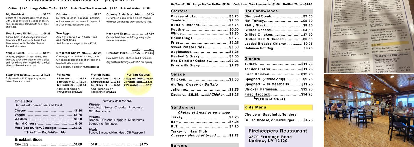 Firekeepers, Nedrow - Menu, Reviews (249), Photos (33) - Restaurantji