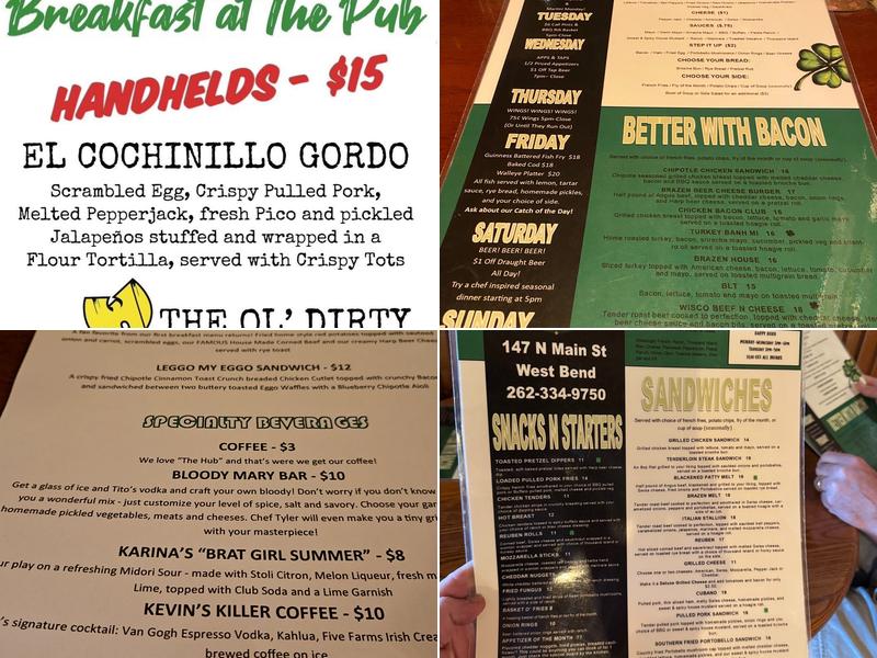 Brazen Head Pub, West Bend - Menu, Reviews (322), Photos (77 ...