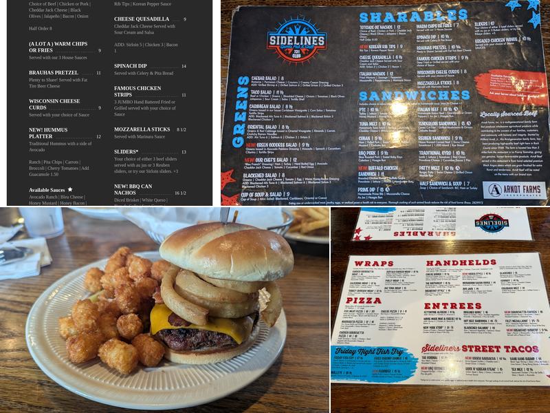 Sidelines, Janesville - Menu, Reviews (255), Photos (47) - Restaurantji