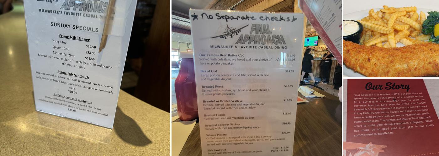 Final Approach, Milwaukee - Menu, Reviews (420), Photos (76) - Restaurantji