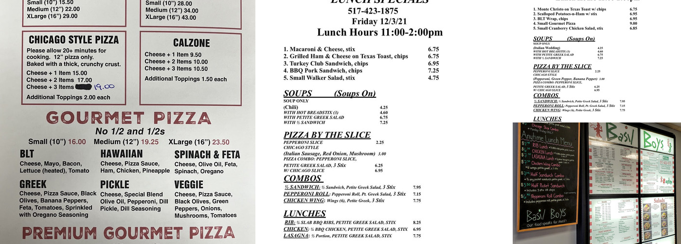 Basil Boys, Tecumseh - Menu, Reviews (207), Photos (55) - Restaurantji