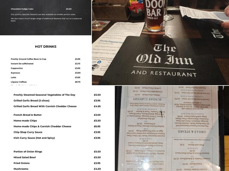 Old Inn & Restaurant Saint Breward, Cornwall PL30 4PP - Menu, Reviews ...