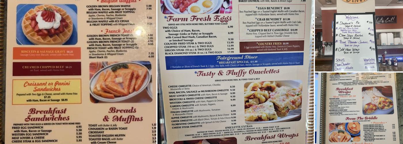 Fairgrounds Diner, Carlisle - Menu, Reviews (232), Photos (69 ...