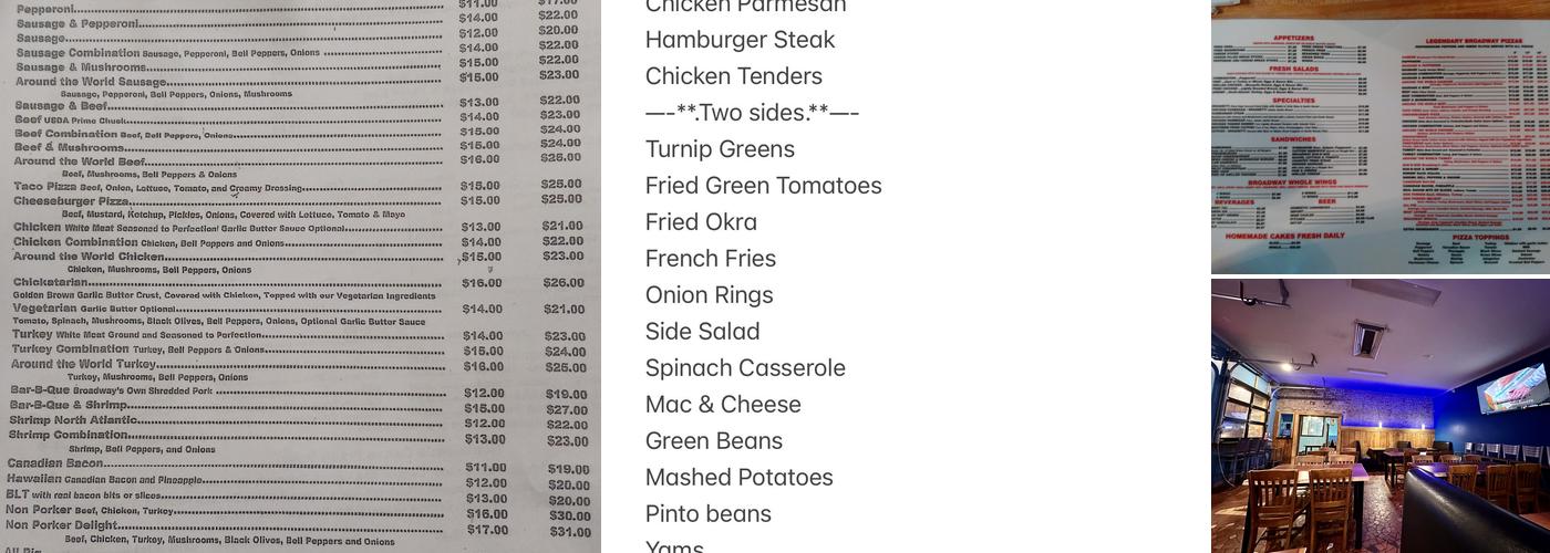Broadway Pizza, Memphis - Menu, Reviews (361), Photos (60) - Restaurantji