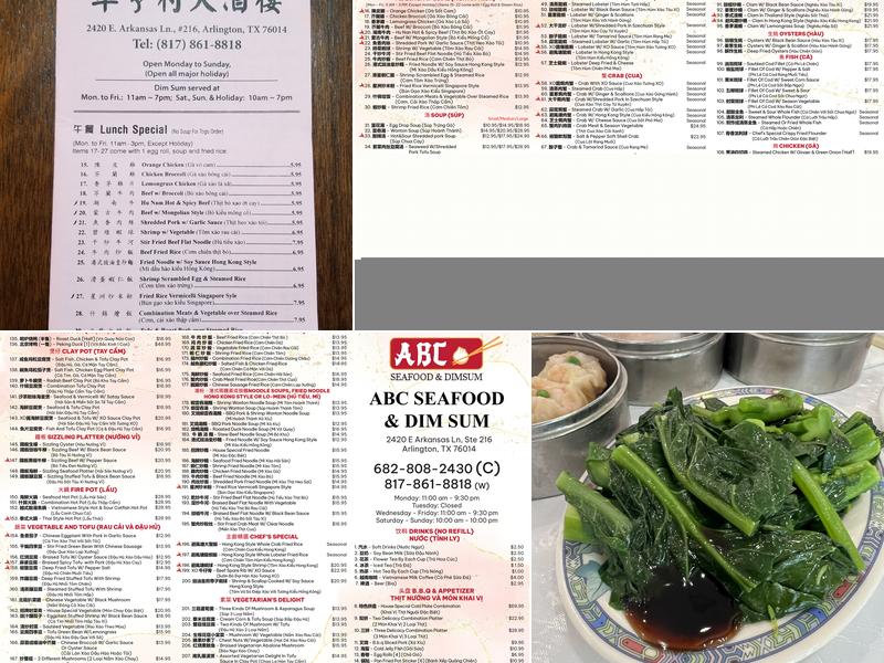 ABC Seafood, Arlington - Menu, Reviews (260), Photos (61) - Restaurantji