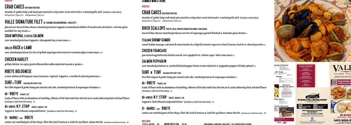 Valle Cucina, Wilmington - Menu, Reviews (316), Photos (85) - Restaurantji