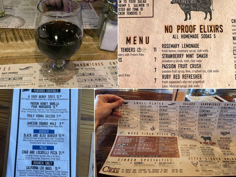 Cinder Bar, Clarksboro - Menu, Reviews (420), Photos (83) - Restaurantji