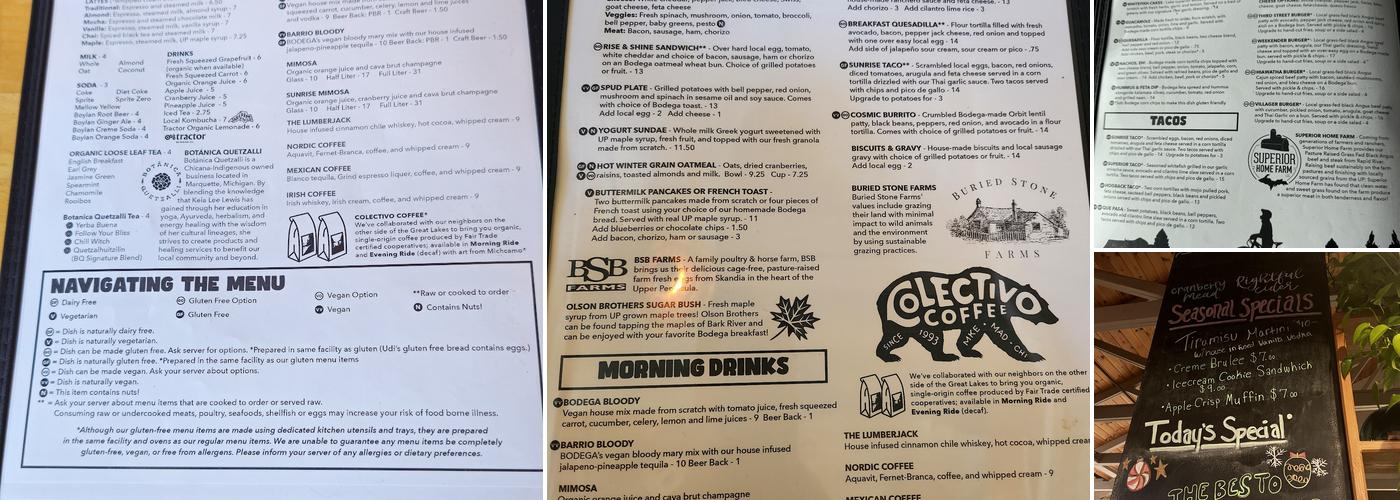 BODEGA, Marquette - Menu, Reviews (422), Photos (71) - Restaurantji