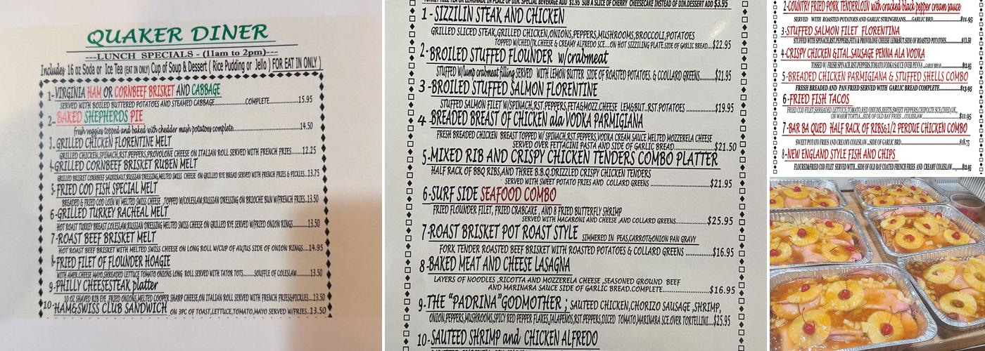 Quaker Diner, Philadelphia - Menu, Reviews (287), Photos (97 ...